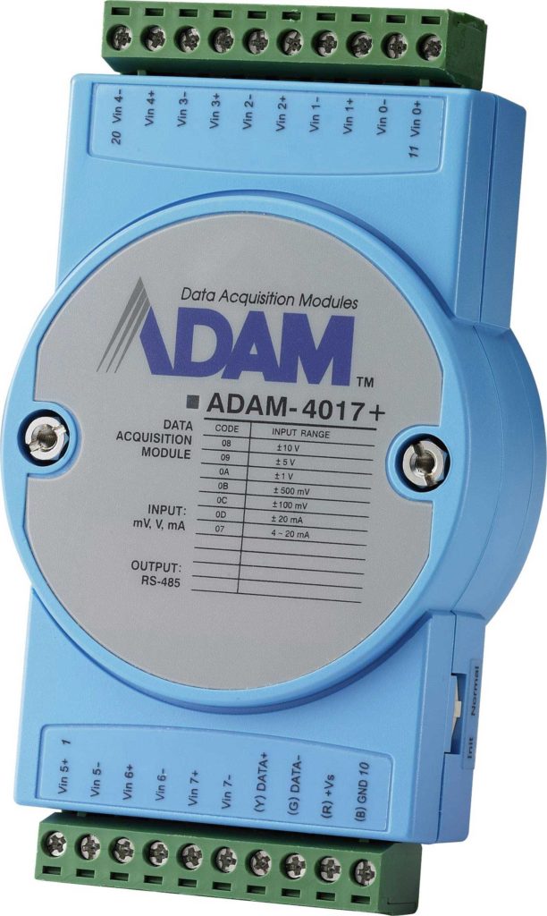ADAM-4017+, 8-ch Analog Input Module with Modbus - Advantech AE