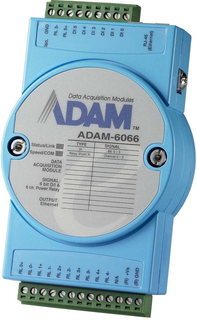 ADAM-6066, 6 DO/6 DI Power Relay Module - Advantech AE