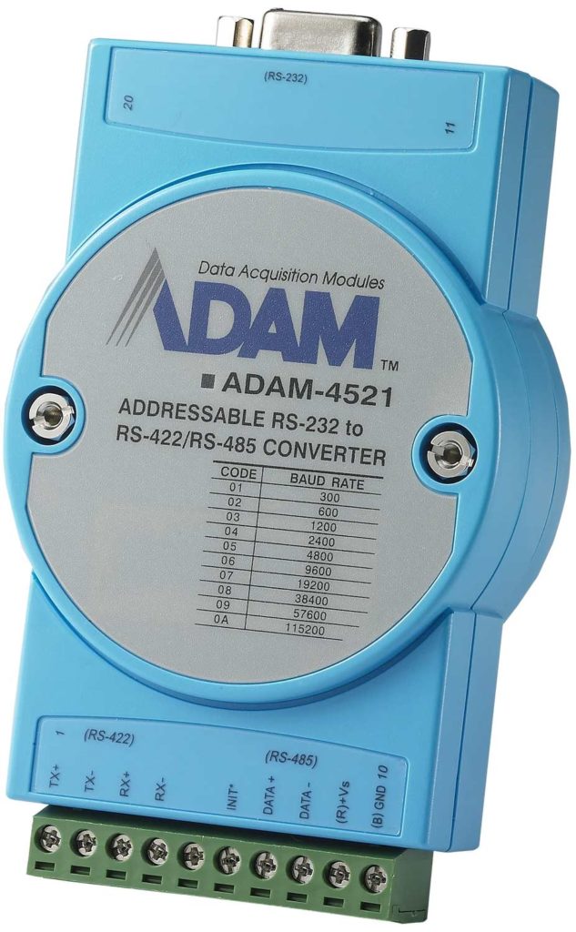 ADAM-4521 ,RS-232 RS-422/485 Converter Addressable Isolated - Advantech AE
