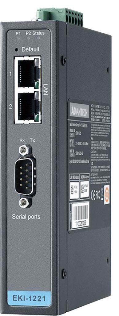 EKI-1221-CE, 1 Port Modbus Gateway - Advantech AE EKI-1221-CE, 1 Port Modbus Gateway - Advantech AE