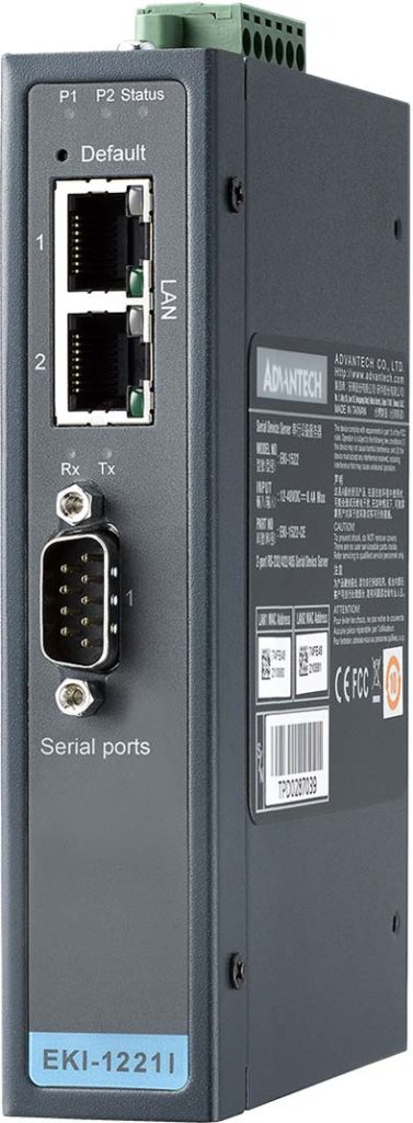 EKI-1242EIMS-A, Modbus RTU/TCP to Ethernet/IP Fieldbus Gateway - Advantech AE