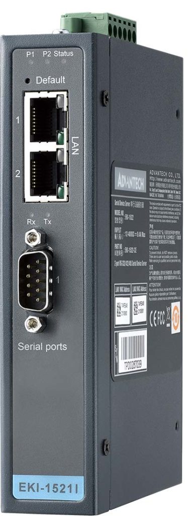 EKI-1524-CE, 4 Port RS-232/422/485 Serial Device Server. LAN 2?10 ... EKI-1524-CE, 4 Port RS-232/422/485 Serial Device Server. LAN 2?10 ...