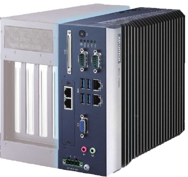 MIC-7500 Fanless system,i3-6102EQ 1.9GHz,DDR4GB - Advantech AE
