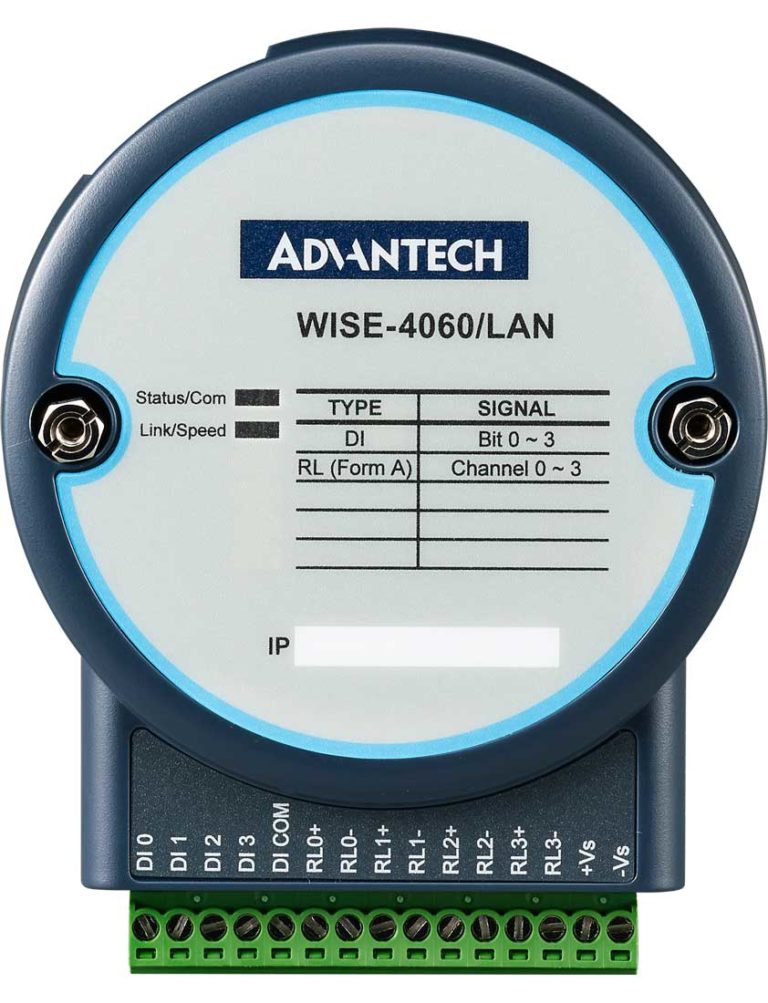 WISE-4060, 4-ch DI and 4-ch Relay IoT Wireless I/O Module - Advantech AE